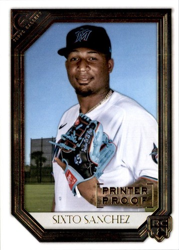 2021 Topps Gallery Printer Proof Sixto Sanchez Miami Marlins #35 | eBay