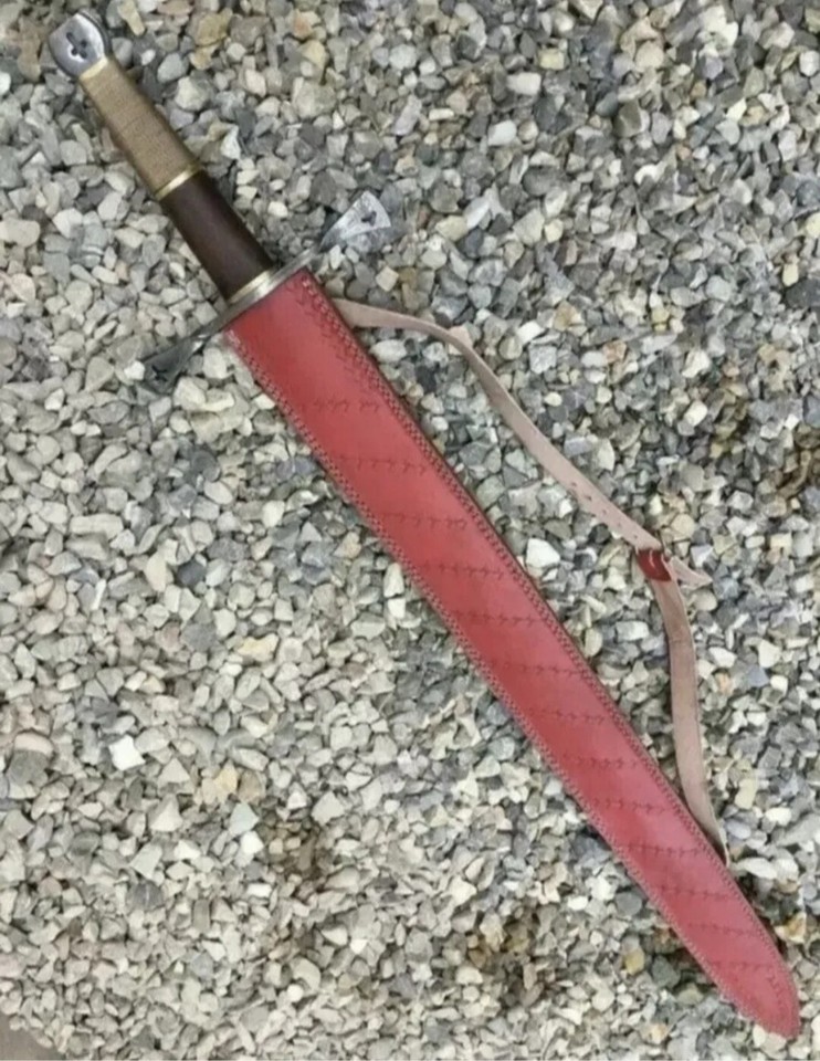 Cross Christian Sword Handmade Damascus Steel Viking Sword | eBay