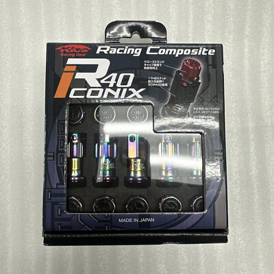 Project Kics R40 Iconix Neo Chrome Locking Lug Nuts M12X1.25 | eBay
