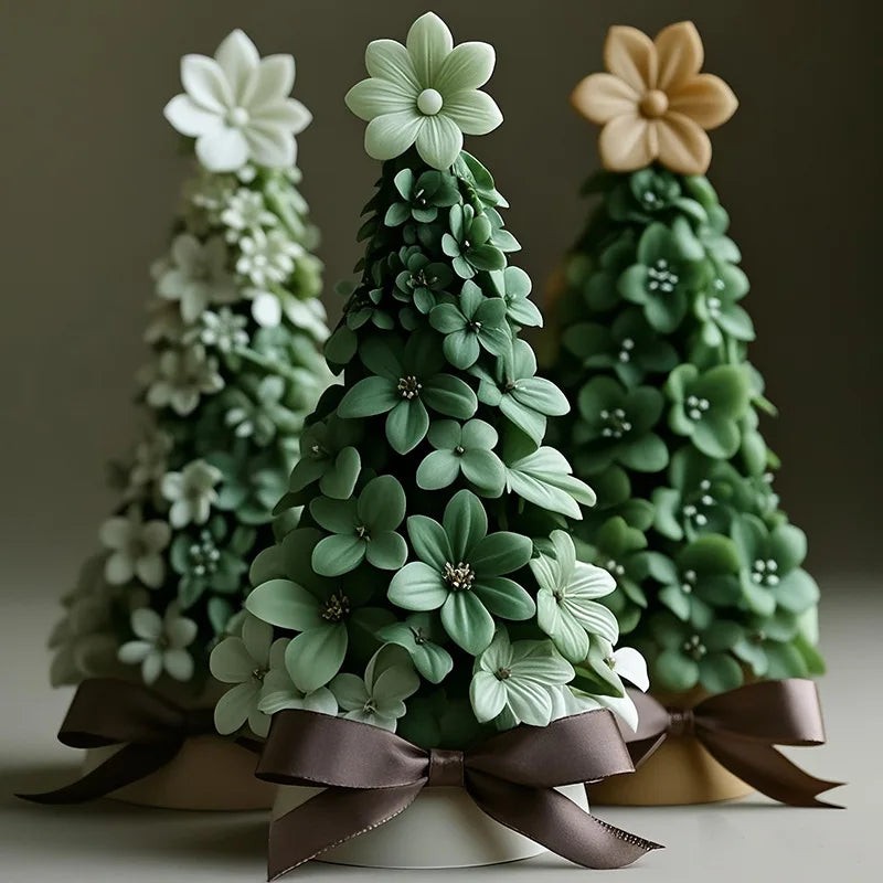3D Weihnachtsbaum Kerzenform aus Silikon für DIY Dekorationen | eBay