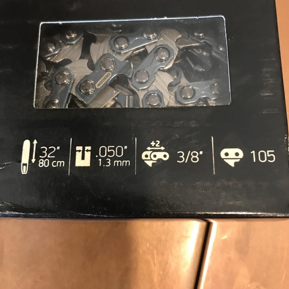 Oregon Square Ground Chisel Skip Saw Chain 3/8 Pitch .050 Gauge 105 DL ...