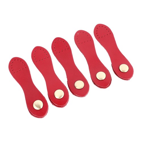 5 Set Leather Snap Buckles DIY Sewing Leather Tab Closure For Handbags ...