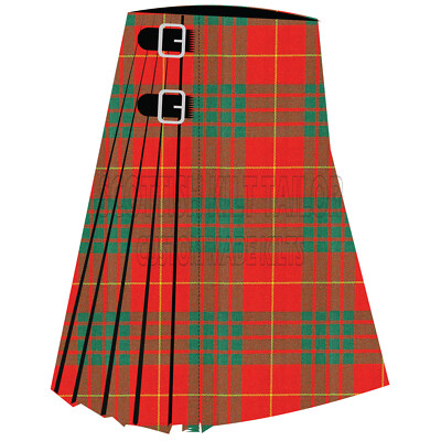 Clan Cameron Ancient Tartan Kilt For Men – Traditional Scottish Kilt ...