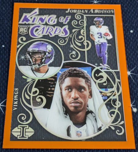 2023 Panini Illusions - King of Cards Orange #19 Jordan Addison (RC ...