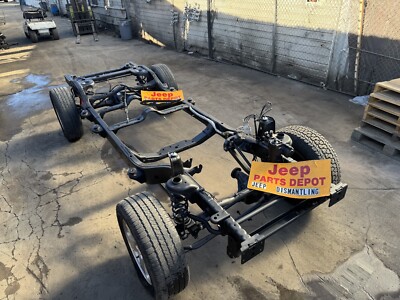 2007 - 2018 JEEP WRANGLER JKU 4 DOOR ROLLING CHASSIS OEM FRAME ...