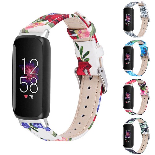 For Fitbit Inspire 3 Slim Leather Wristband Band Replacement Strap | eBay