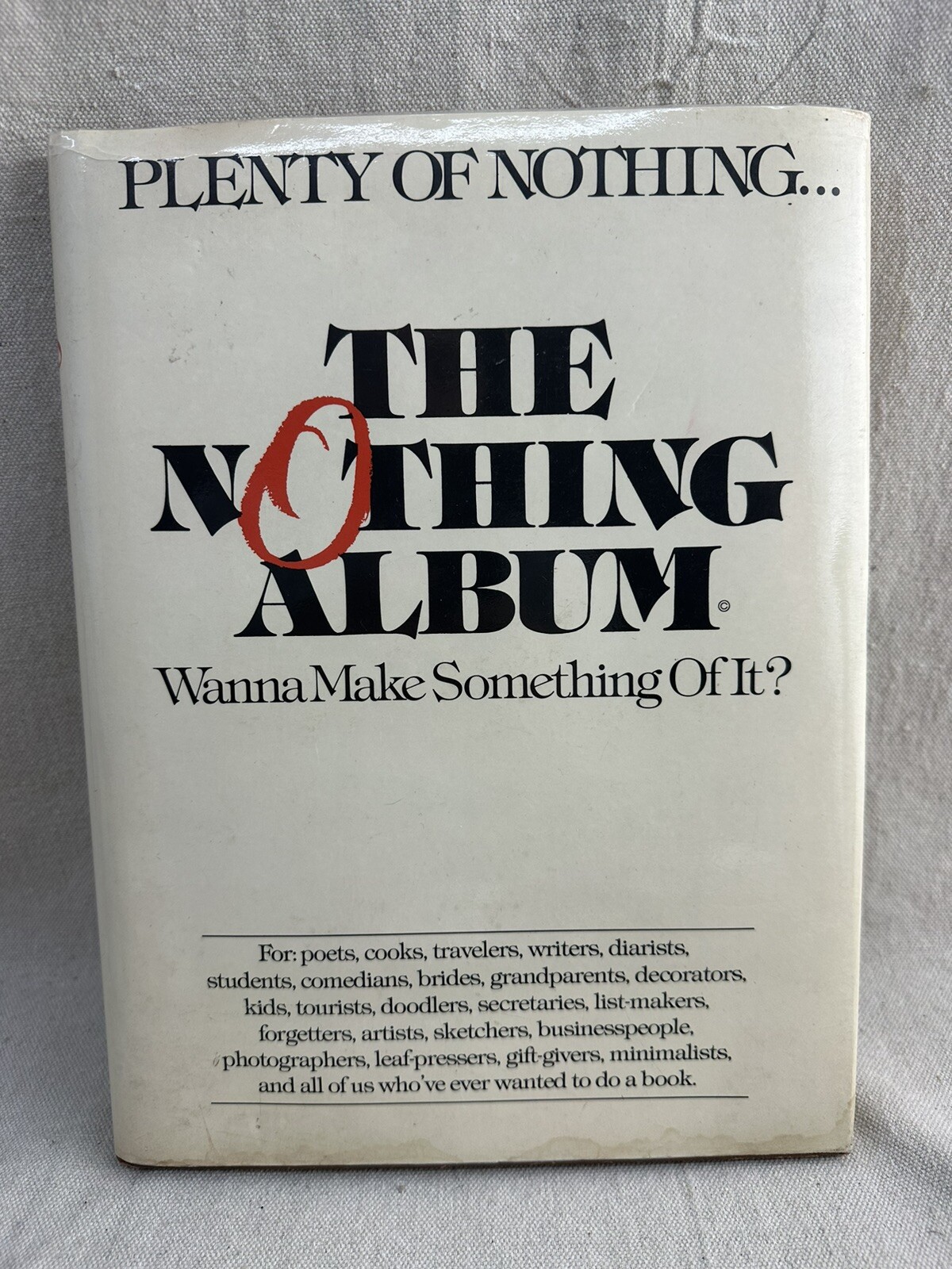 the nothing album ~ Vintage Novelty Book ~ Satire Humor 9780517528471 ...