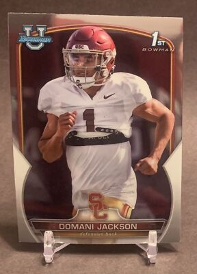 2022 Bowman Chrome U #91 Domani Jackson USC Trojans | eBay