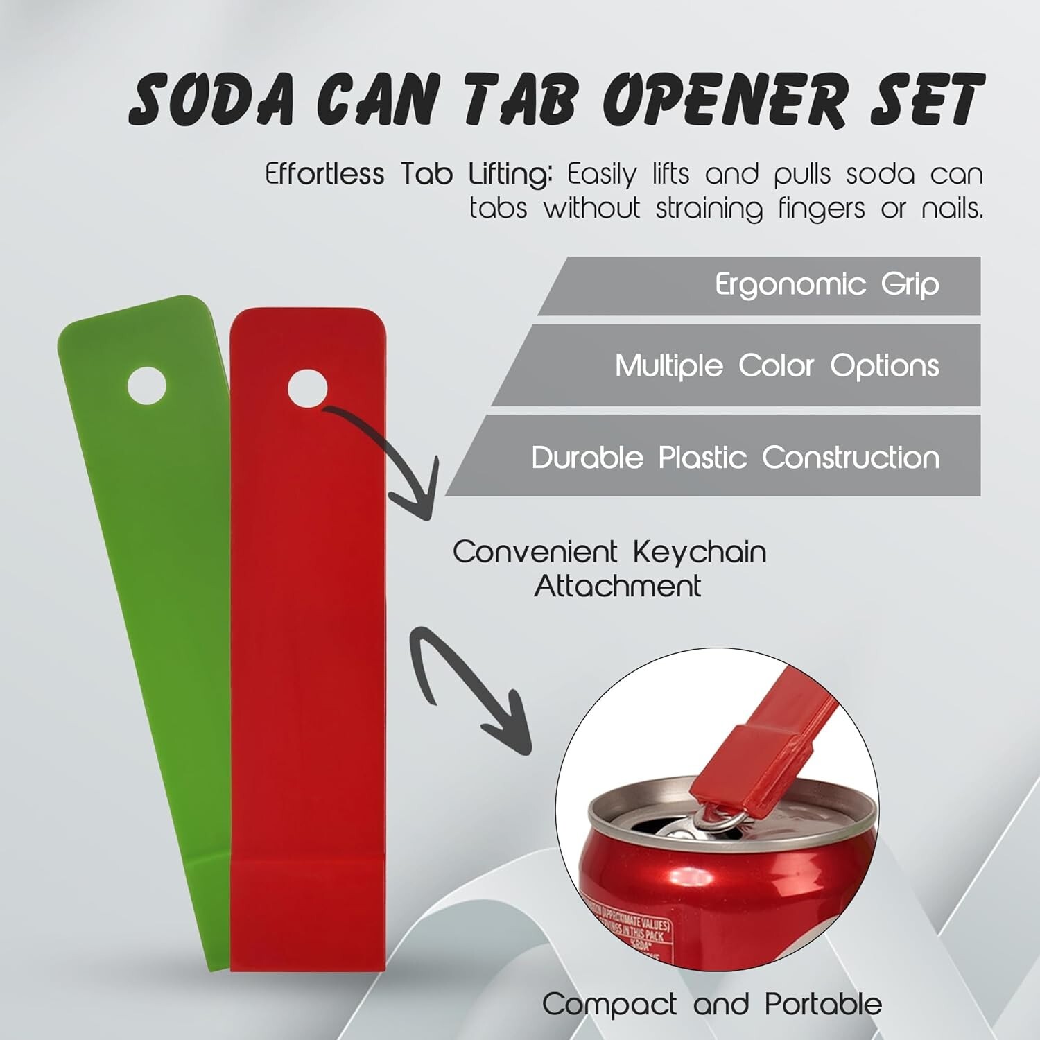 Soda Can Tab Opener Set of (4) Beer Ring Top Drink Beverage As picture ...