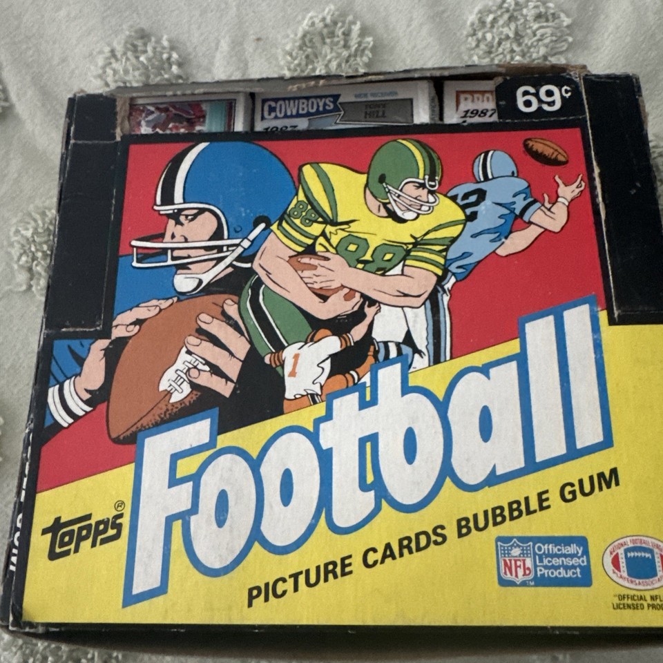 1987 Topps Football Cello Pack Box | eBay