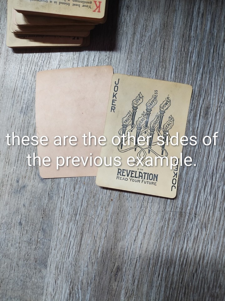 Antique & Rare Deck Of Revelation No. 357x Cards | eBay