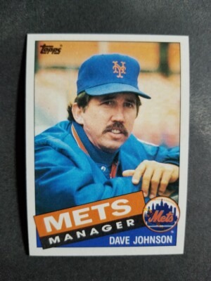 1985 Topps DAVE JOHNSON card # 492 [C1] | eBay