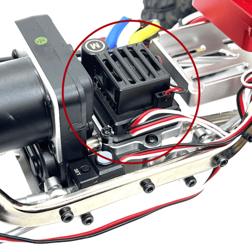Aluminum Upgrade metal ESC Mount base For MJX Hyper Go 1/12 H12Y H12Y ...
