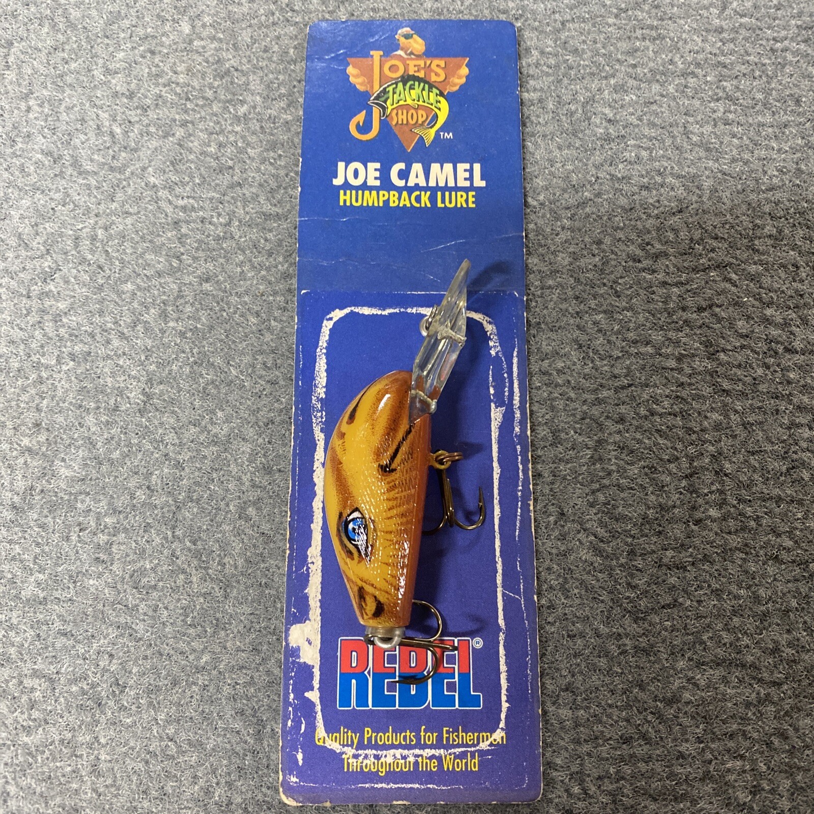 Vintage Rebel Joe Camel Humpy Rattle Crankbait Lure-Open Package | eBay