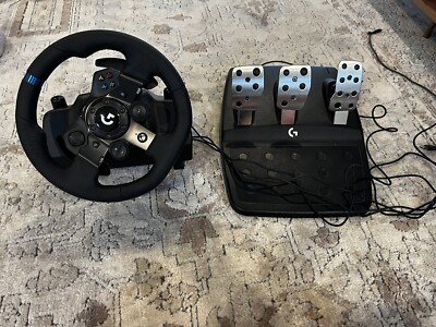 Trueforce 1000Hz Dual Clutch Logitech G923 Racing Wheel & Pedals for ...