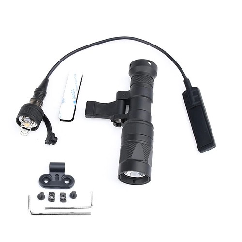 Tactical Weapon Metal M340W Scout Flashlight MLOK Keymod Picatinny ...