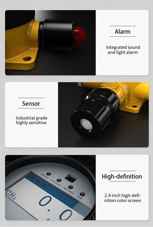 O3 Ozone 0-20PPM Fixed Gas Detector Reader w/ Remote Control TF SD Log ...