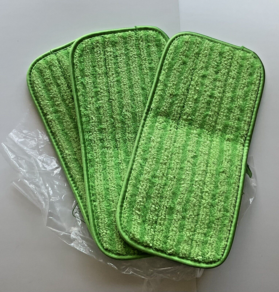 Turbo Mop 12” Floor System with Reusable pads (3 microfiber and 1 ...