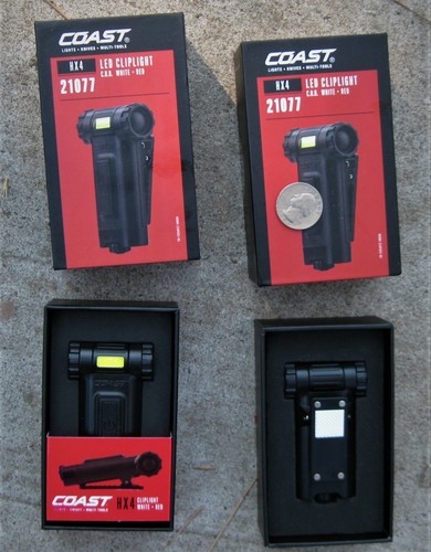 Set of 3 Coast Hx4 LED Clip Lights 80 Lumen Dual Color Le for sale ...
