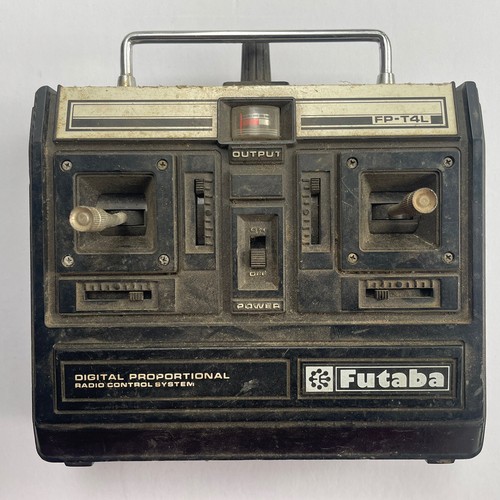 Vintage FUTABA RC Airplane Radio Control FP-T4L For parts Only Untested ...