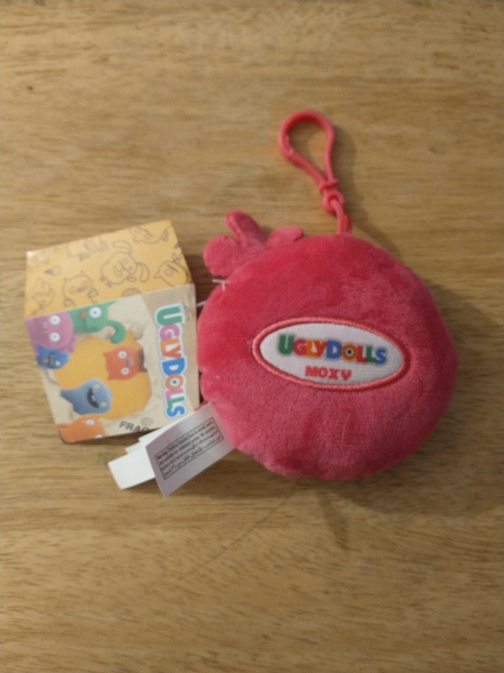 Ugly Dolls Moxy 4” Plush Keychain Pillow Clips Backpack Pink New w ...