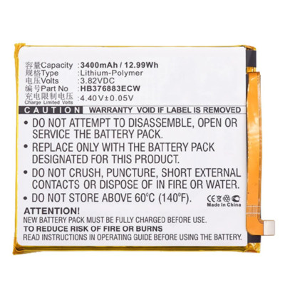 BNA-WB-P3359 Cell Phone Battery, Replacement for Huawei HB376883ECW ...