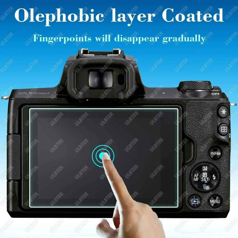 Screen Protector for Canon EOS M50 Mark II Camera & Hot Shoe Cover ...
