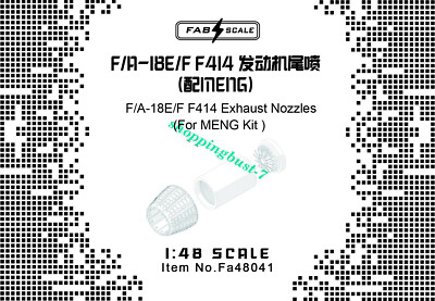 FAB FA48041 1/48 F/A-18E/F F414 Engine Exhaust Nozzles(For MENG KIT) | eBay