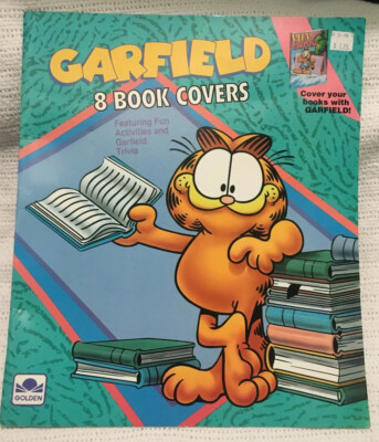 Vintage Garfield 8 Book Covers Featuring Fun and Activities & Garfield ...