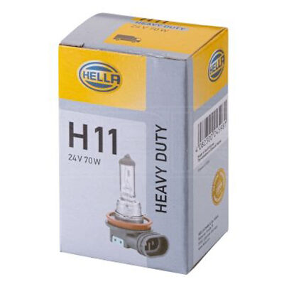 HELLA Heavy Duty Light Bulb H11 24V 70W 8GH 008 358-241 | eBay