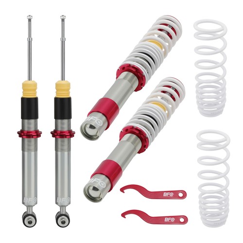 Adj.front Rear Coilover Spring Suspension For BMW 5 Series E39 Sedan ...