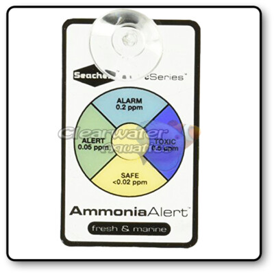 SEACHEM AMMONIA ALERT TEST KIT MONITOR MARINE FRESH AQUARIUM FISH TANK ...