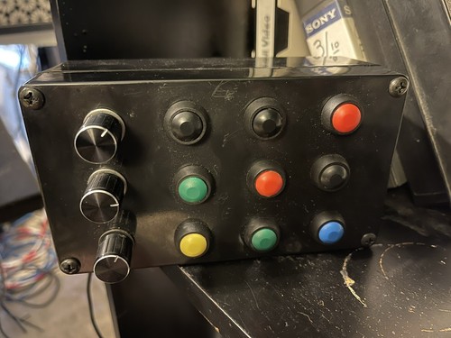 Custom Sim Racing 18 Function Button Box With 3 Rotaries | eBay