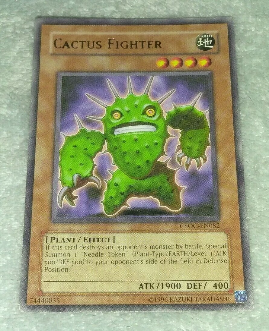 Yugioh! Cactus Fighter - CSOC-EN082 - Rare - Unlimited Edition MP | eBay