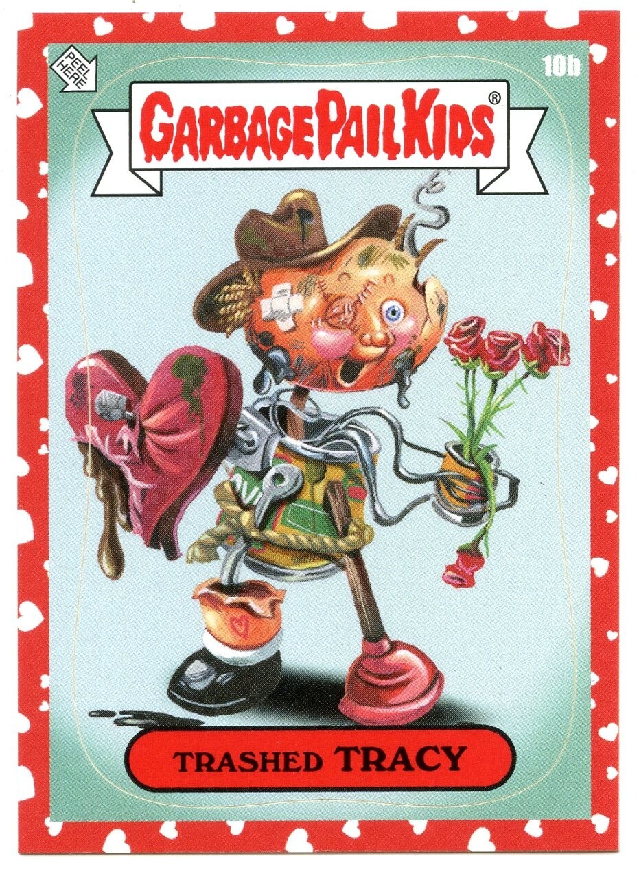 2024 Topps Garbage Pail Kids Putrid Poetry Red Heart Parallel 10b ...