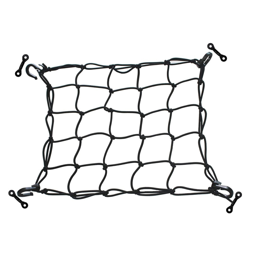 Kayak Canoe Deck Cargo Net with Hook Luggage Stretch Bungee Net Netting ...