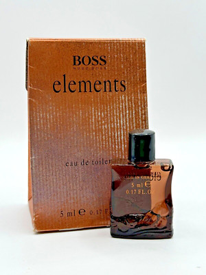 BOSS ELEMENTS BY HUGO BOSS 5ML MINI EDT SPLASH (NEW WITH BOX) | eBay