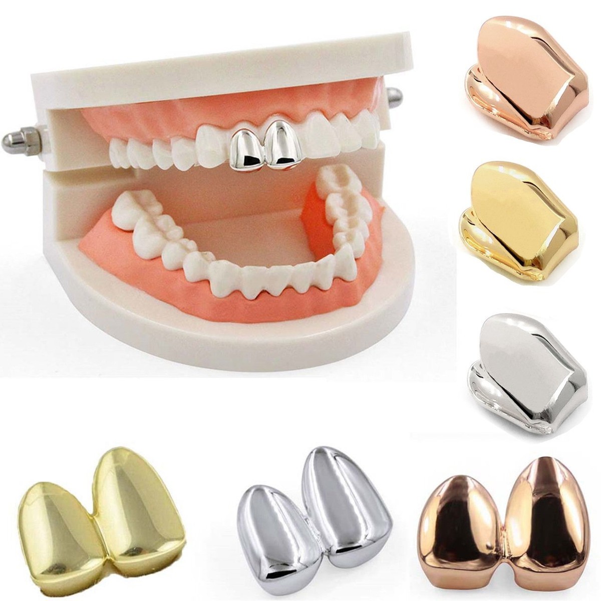 Custom Gold Teeth Caps Buy Solid Gold Diamond Cut Grillz Custom Gold