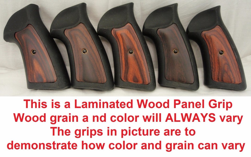 Factory RUGER Rosewood Wood Panel Rubber Grip GP-100 GP100 Super ...