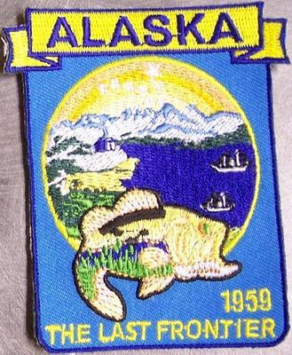 Embroidered USA State Patch Alaska NEW montage | eBay