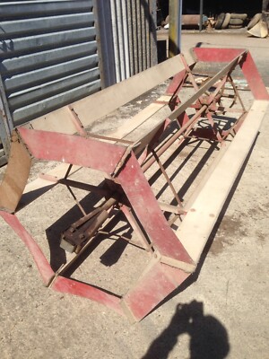 Vintage Massey Harris 726 Combine Header Reel-Wood Sails for Flax type ...