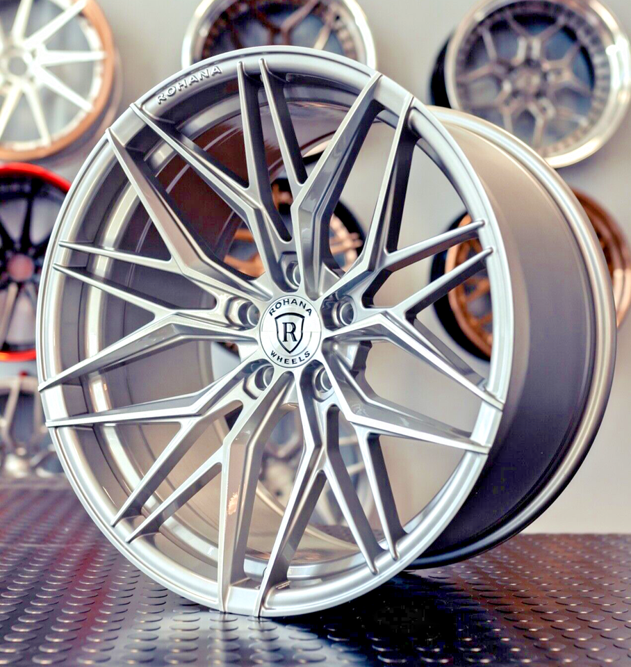 19” ROHANA RFX17 BRUSHED TITANIUM WHEELS RIMS FOR ACURA TLX 19X9.5 ...