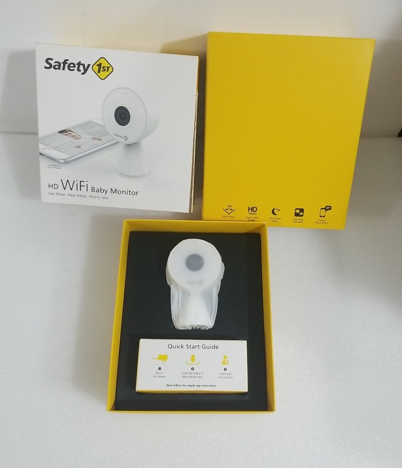 Safety 1st HD WiFi Streaming Baby Monitor Camera Detection Mobile App ...
