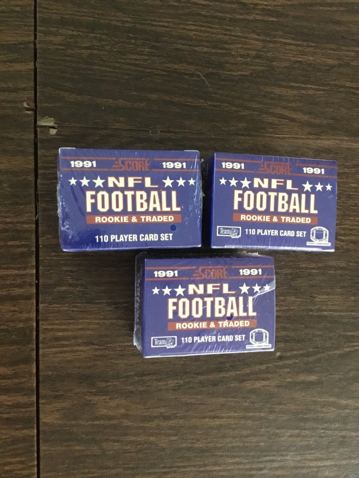 1991 Score NFL Rookie and Traded Football Card Set Factory SEALED 3 ...
