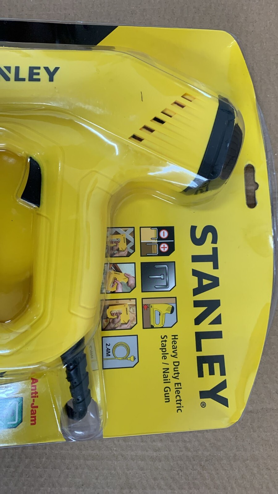 STANLEY Heavy Duty TRE550 Electric Staple / Nail Gun - Yellow for sale ...