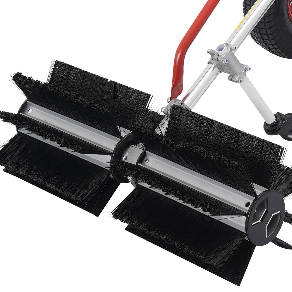 Lawn Brush Sweeper, Lawn Sweeper, Hand Push Sweeper Rolling Bar Brush 4 ...