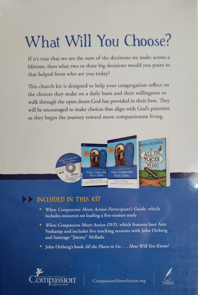 When Compassion Meets Action 5-Session DVD Curriculum John Ortberg *NEW ...