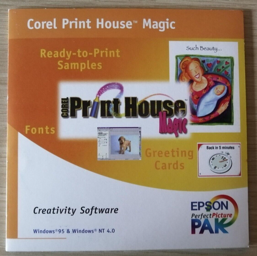 Vintage Corel Print House™ Magic 3 OEM (Hardware supplied if requested ...