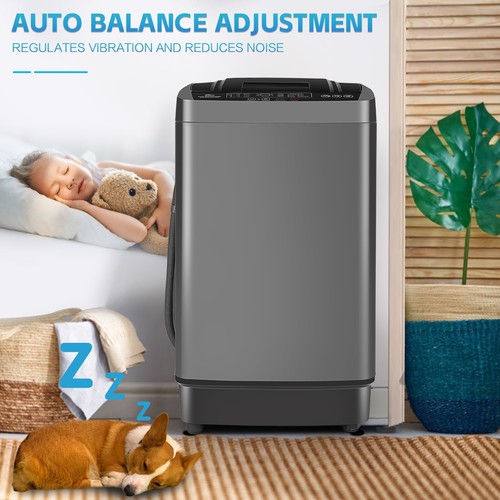 Portable Washing Machine 17.8Lbs Automatic Laundry Washer Combo Home ...