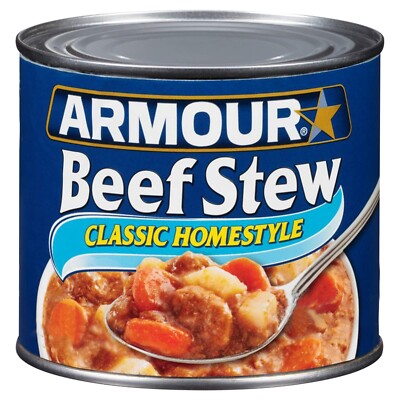 Armour Star Classic Homestyle Beef Stew 🍲 Canned Food, 12 - 20 OZ Cans ...